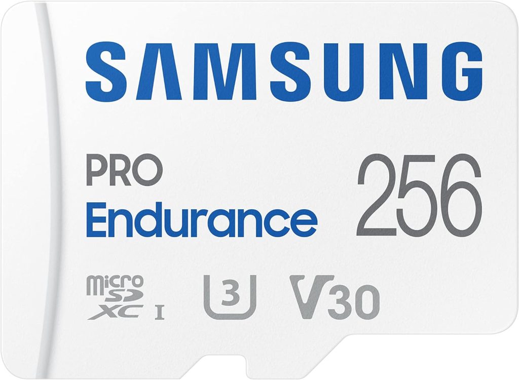 SAMSUNG PRO Endurance 256GB MicroSDXC Memory Card - OCD Tronic